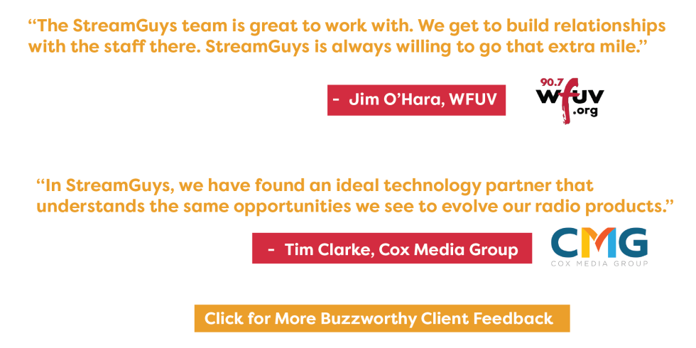 StreamGuys - We're the streaming experts